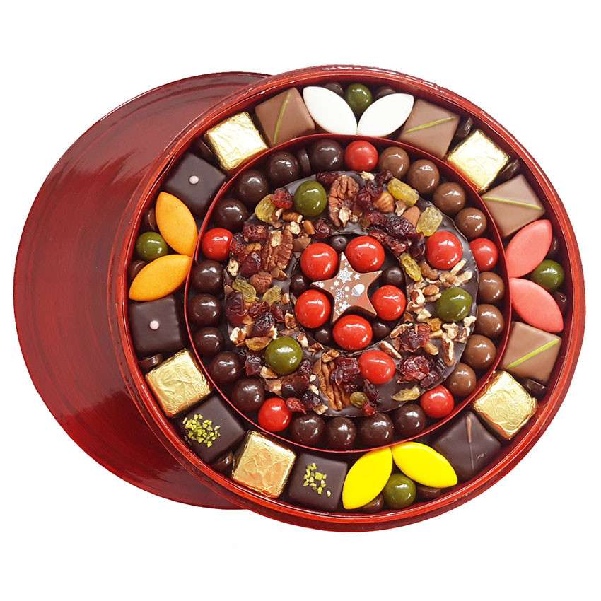 Boite chocolats Noël - Coffret luxe chocolats - Taille 4